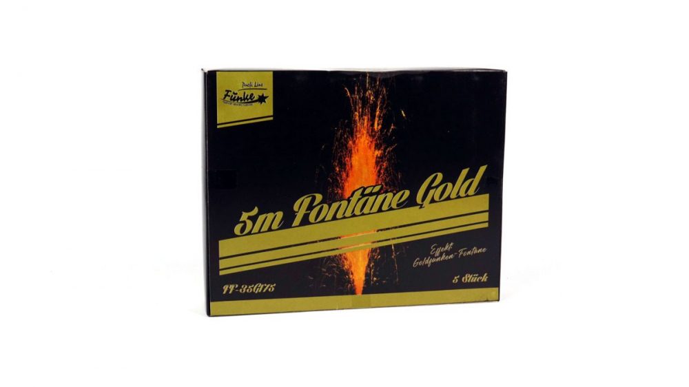 Funke 5m Fontäne Gold - Pyrolux
