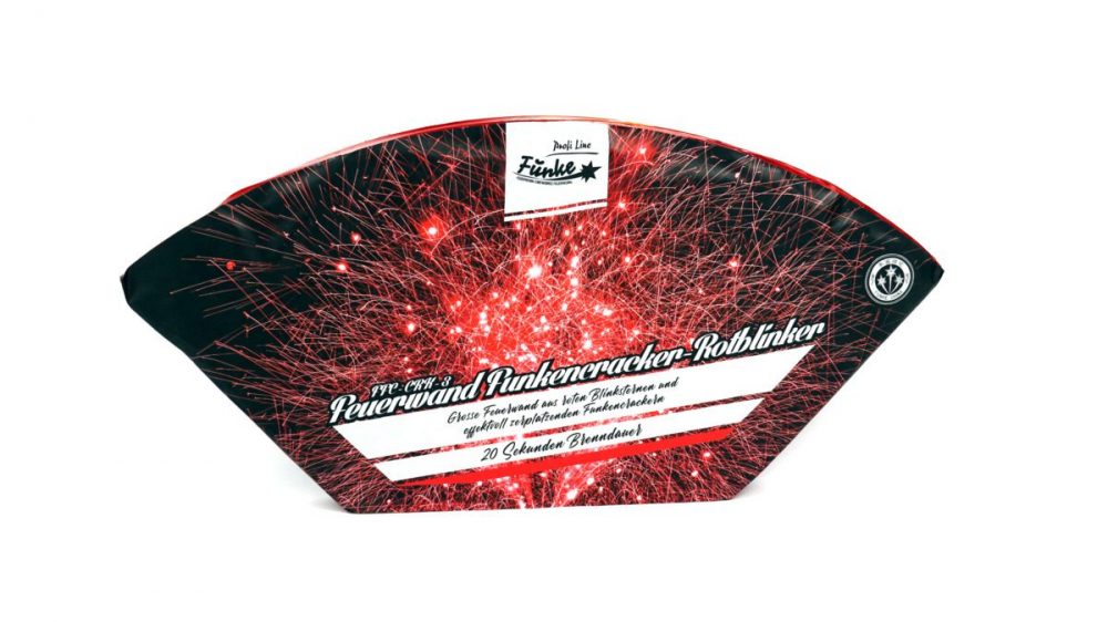 Funke Feuerwand Funkencracker Rotblinker - Pyrolux